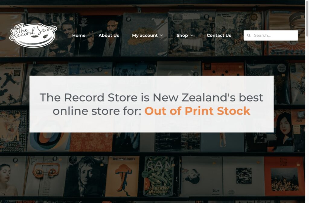 Where to buy vinyl records in New Zealand — User Experience (UX/UI ...